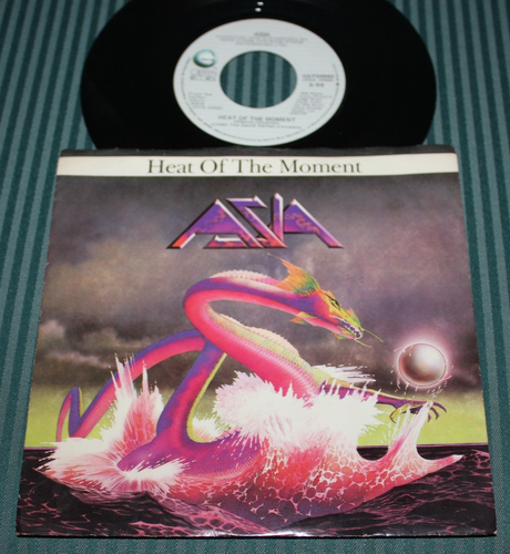 ASIA - Heat Of The Moment (1982 7" 45 Vinyl + PS) | eBay