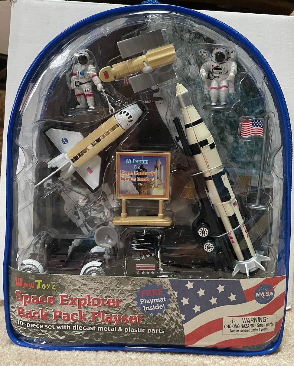 WowToyz Space Orbiter Backpack Playset With Educational Rocket Poster ...