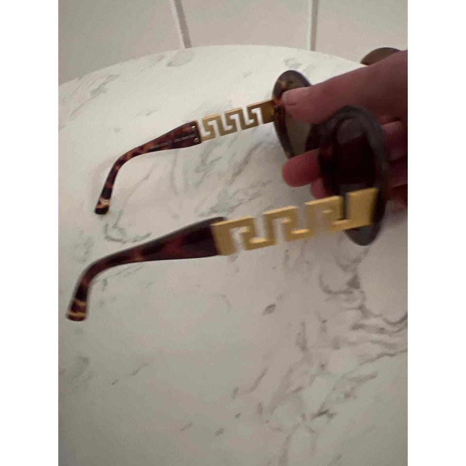 Vintage -Gianni Versace 1995 Vintage Gold Meander Sunglasses | eBay