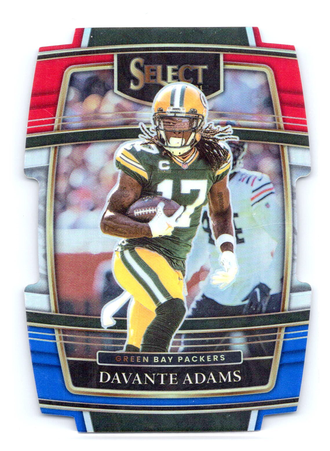 2021 Select #14 Davante Adams Rookie Red White & Blue Concourse Die Cut ...