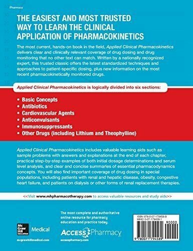 Applied Clinical Pharmacokinetics 3/e by Larry A. Bauer (2014 ...
