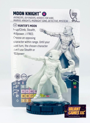 Marvel Heroclix Moon Knight #013 w/ Card Spider-Man Beyond Amazing Set ...