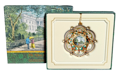 Vintage 2005 White House Christmas Ornament Holiday Tree Decoration w ...