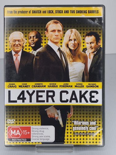 Layer Cake DVD, 2004 Daniel Craig, Colm Meaney, Michael Gambon, Jason ...