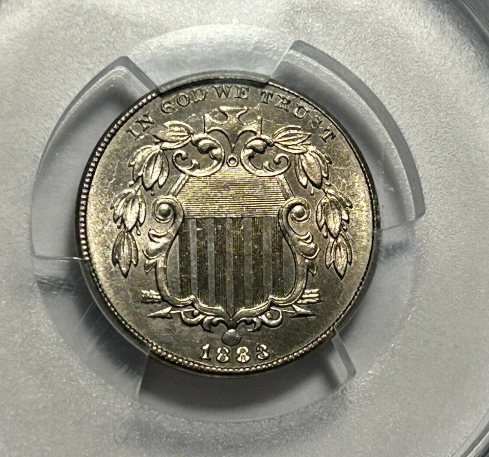 1883/2 SHIELD NICKEL PCGS MS 63 | eBay