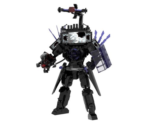 Skibidi Toilet Titan TV Man Building Blocks Toys Robot 703 Pieces | eBay