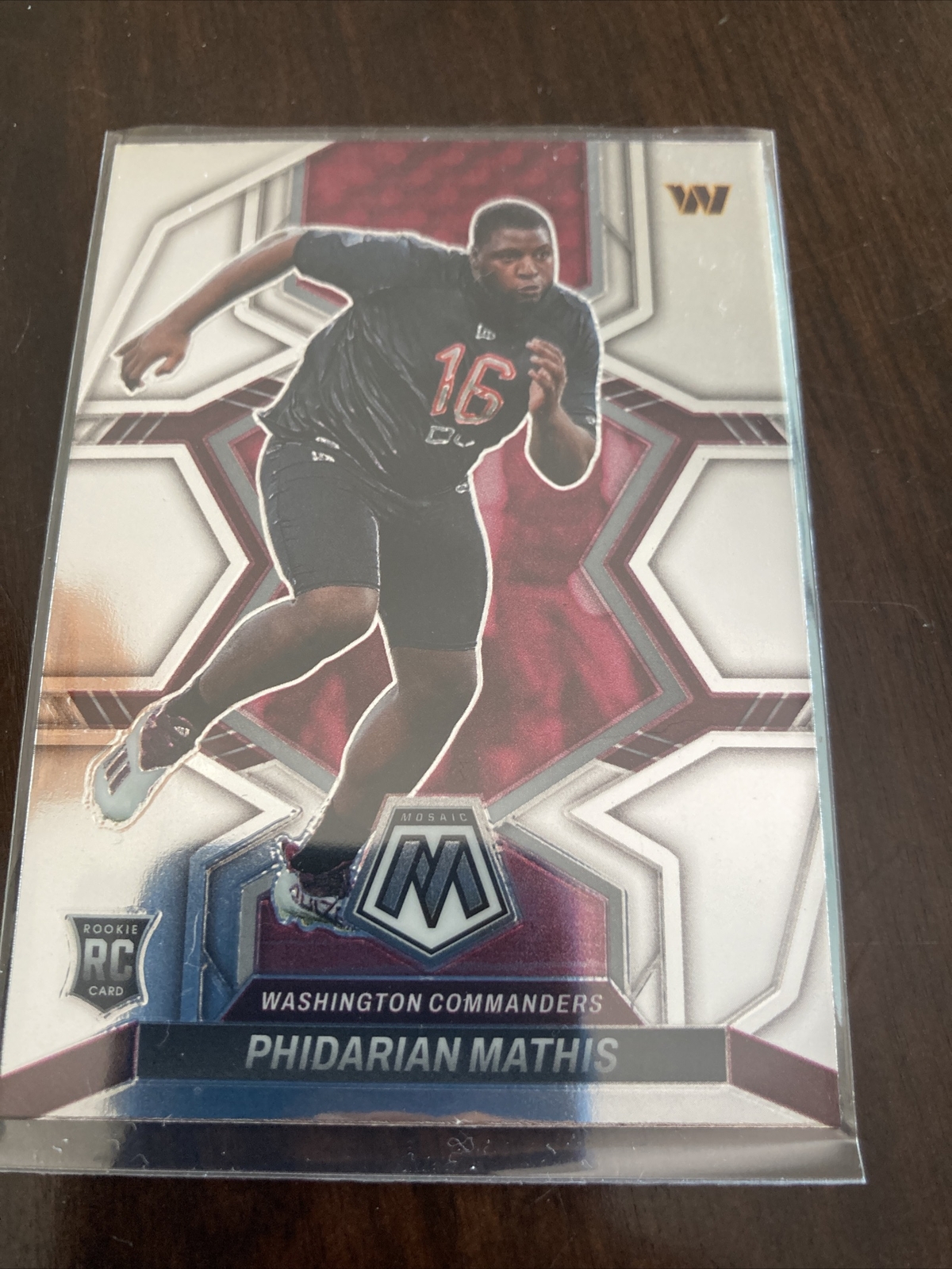 2022 Mosaic Football #389 Phidarian Mathis RC - Washington Commanders ...