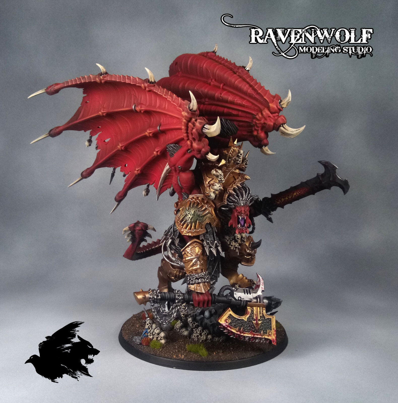 Angron, Daemon Primarch of Khorne *COMMISSION* painted by our studio | eBay