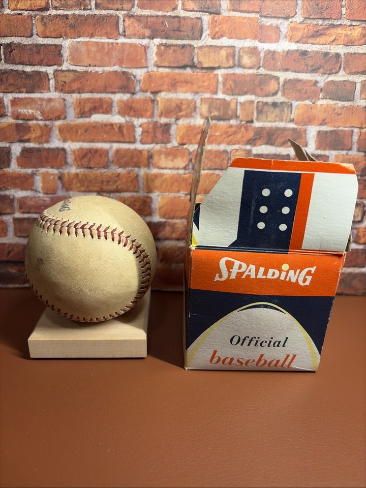 Vintage Spalding Official League Baseball w Original Box 41-179 | eBay