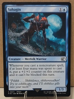 Magic The Gathering - Sahagin #0071 - Final Fantasy - Common - NM | eBay