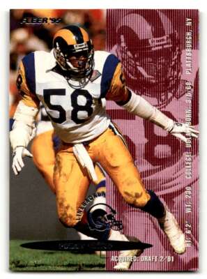 1995 Fleer #210 Roman Phifer St. Louis Rams Football Cards NM Near M ID ...