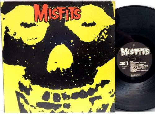 Misfits - S/T LP 1988 US Plan 9 PL9-09 PUNK DANZIG SAMHAIN RAMONES ...