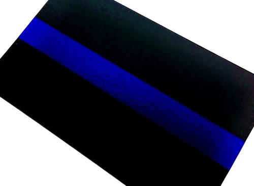 3m US MADE Reflective Thin Blue Line Sticker Decal Police Support FOP 4 ...