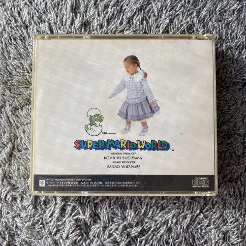 [Rare] Super Mario World Nintendo game CD music 2 discs | eBay
