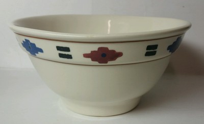 HARTSTONE USA "CHEYENNE" 7" MIXING BOWL - HAND PAINTED AZTEC DESIGN | eBay