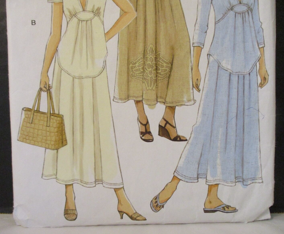 Vogue Pattern 8384 Misses Dress Size 6-8-10-12 Sleeve Variations Cut ...