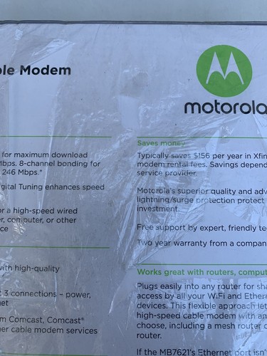 Motorola MB7621-10 1000 Mbps Modem for sale online | eBay