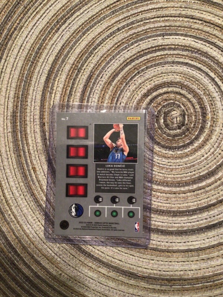 2022-23 Panini Donruss Optic LUKA DONCIC #7 T-Minus 321 Dallas ...
