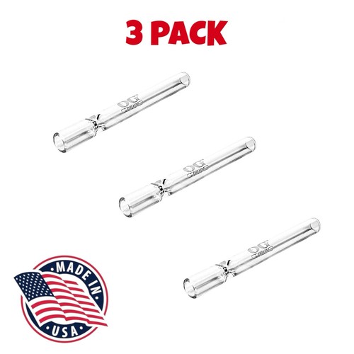 3 Pack OG Chillum 4” One Hitters – USA Made Premium Glass Smoking Pipes ...