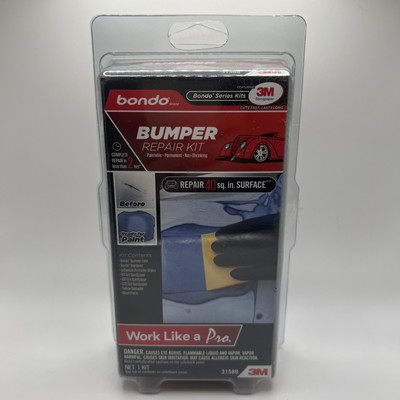 NEW Bondo Bumper Repair Kit Paintable Permanent Non Shrinking Repair ...