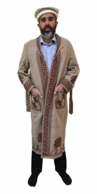 afghan coat pakol blanket beige luxury mens long authentic traditional ...