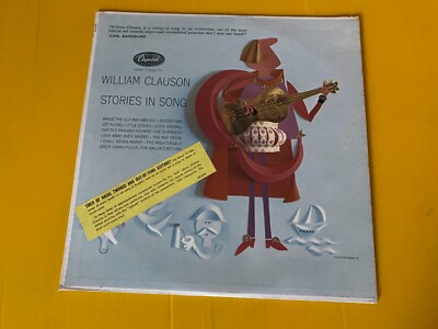William Clauson Stories In Song Capitol Records vinyl LP folk Robert E ...