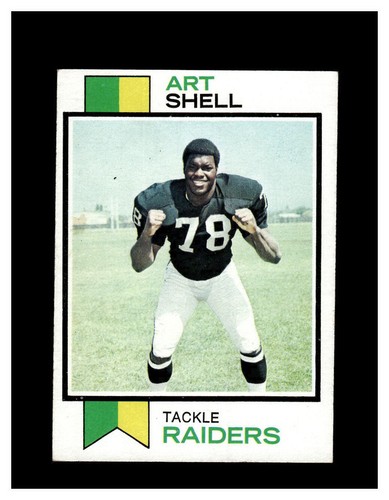 Oakland Raiders Art Shell #77 Topps Football Near Mint or Better Rookie ...
