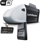 Liftmaster 8155W 1/2 HP AC Belt Drive Wi-Fi Garage Door Opener w/ Rail ...