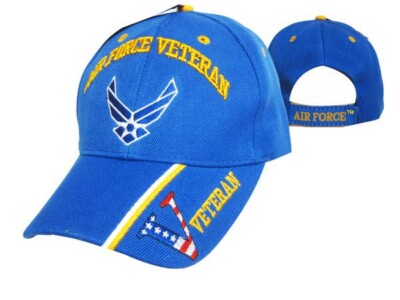U.S.Militare Veterano Air Force Ali Licenza Ufficiale Blu Cappello da ...