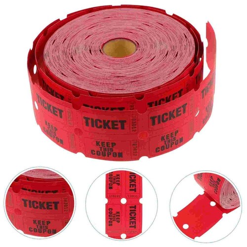 Playground Ticket Events Tickets Solid Color Labels Roll Raffle Tickets ...