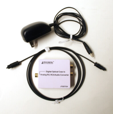 J-Tech Digital - Digital Optical Coax to Analog R/L Audio Converter ...