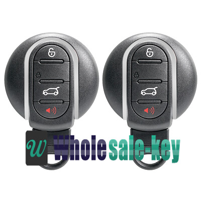 2 For 2015 2016 2017 2018 2019 Mini Cooper Countryman Smart Remote Key ...