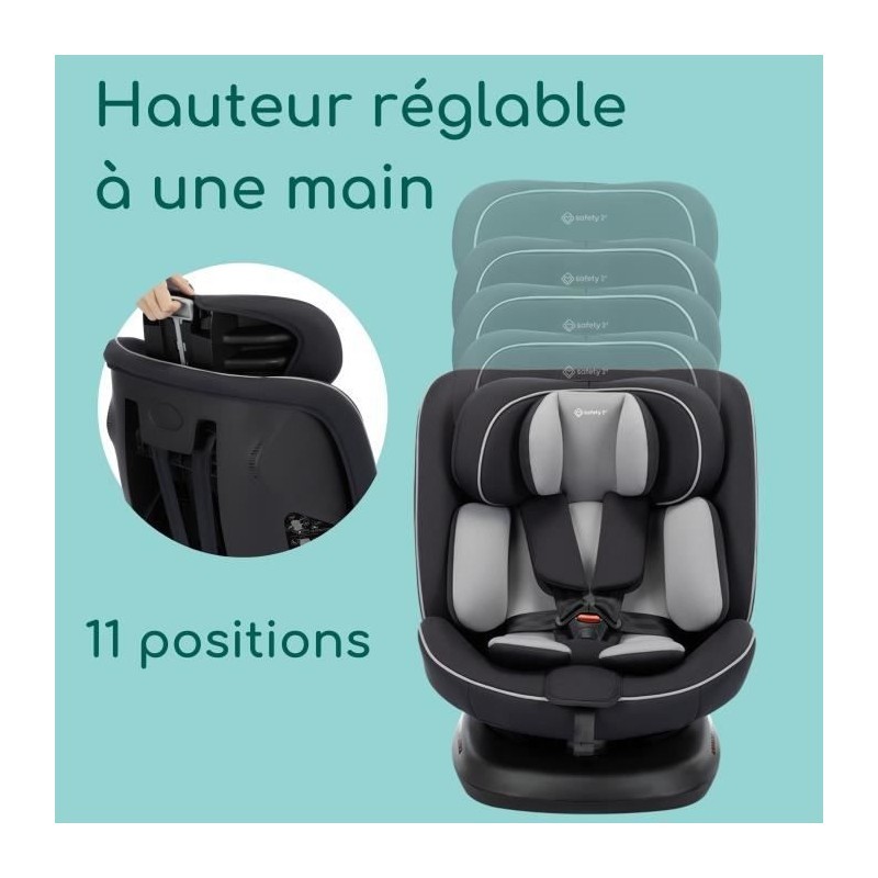 SAFETY 1ST Siege auto Cosmo I-Safe I-Size, De 0 a 12 ans, 40 - 150 cm ...