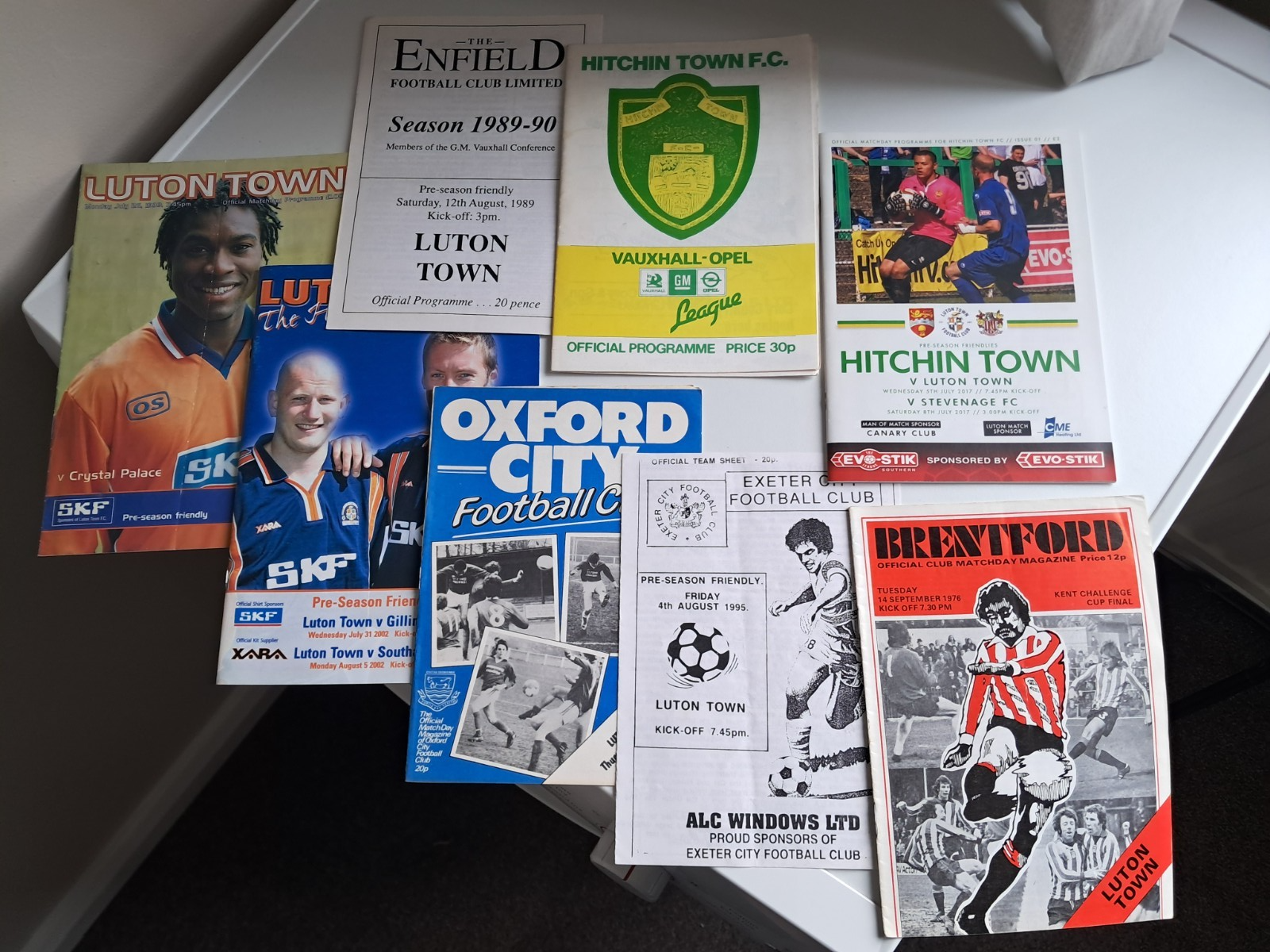 LUTON TOWN 8 HOME & AWAY FRIENDLY / TESTIMONIAL BUNDLE | eBay