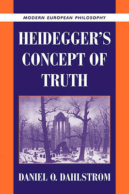 Heidegger's Concept of Truth by Daniel O. Dahlstrom (Hardcover, 2000 ...