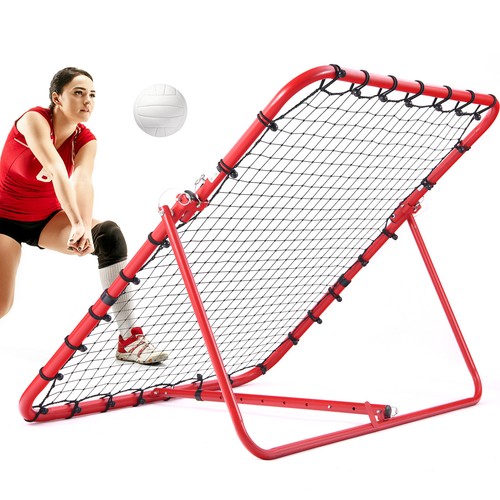 Patiassy Volleyball Pitch Back Rebounder Net Volleyball Baseball Bounce ...