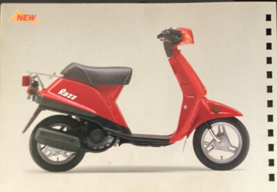 Yamaha genuine Product Information Guide SH50 RAZZ 1989 | eBay