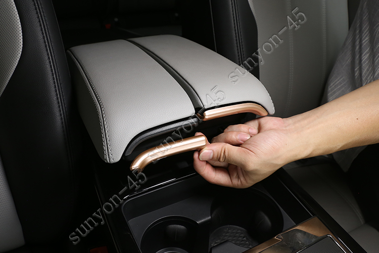 For Range Rover Evoque 2020-2021 Rose gold Armrest Box Switch Handle ...