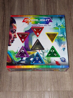 Overlight RPG Roleplaying Game Deluxe Spirit Dice Set - 7 Four Sided ...