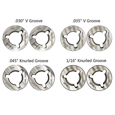 Drive Rolls Knurled V Groove fit Miller MIG Welder Wire Feeder .030 ...