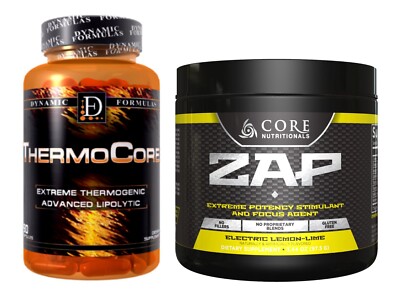 Dynamic Formulas ThermoCore - 90 Capsules + Core Zap - Epic Fat Burning Stack | eBay