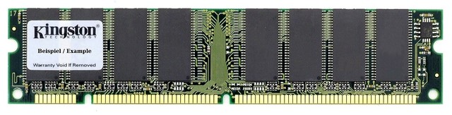 Kingston PC-100 128 MB DIMM 100 MHz SDRAM Memory (KVR100X64C2/128) for ...