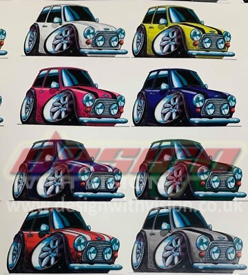8 koolart Bedroom wall toy box stickers Vinyl Childrens kartoon racing ...