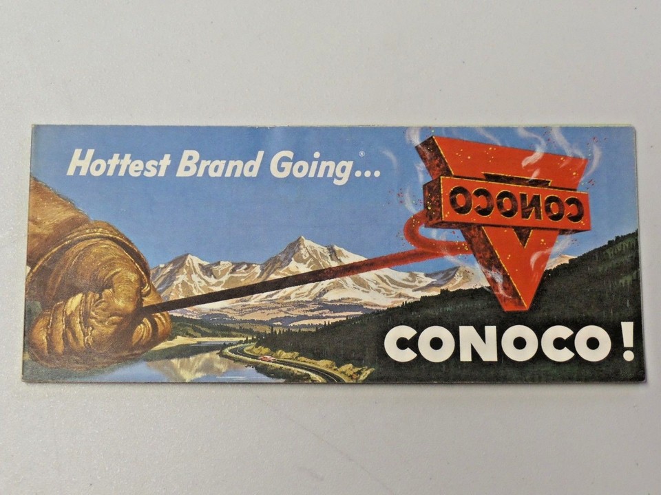 Vintage 1965 Edition Colorado Folded Road Map Conoco Gas and Oil | eBay