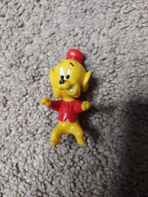 Vintage Disney Bonkers Pal Jitters A Dog PVC Figure Yellow Dog Red Hat ...