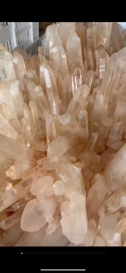 104.72LB Natural clear Quartz Cluster Quartz Crystal Point vug Specimen ...