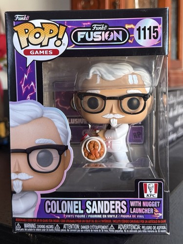 Funko Pop! Games: COLONEL SANDERS w/ Nugget Launcher #1115 Funko Fusion ...