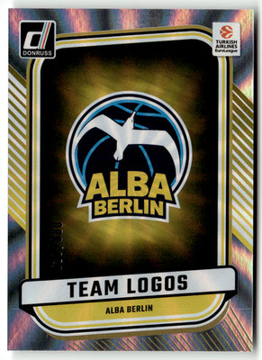 2024-25 Donruss Euroleague Panini No. 1 Alba Berlin Team Logos Laser 88 ...