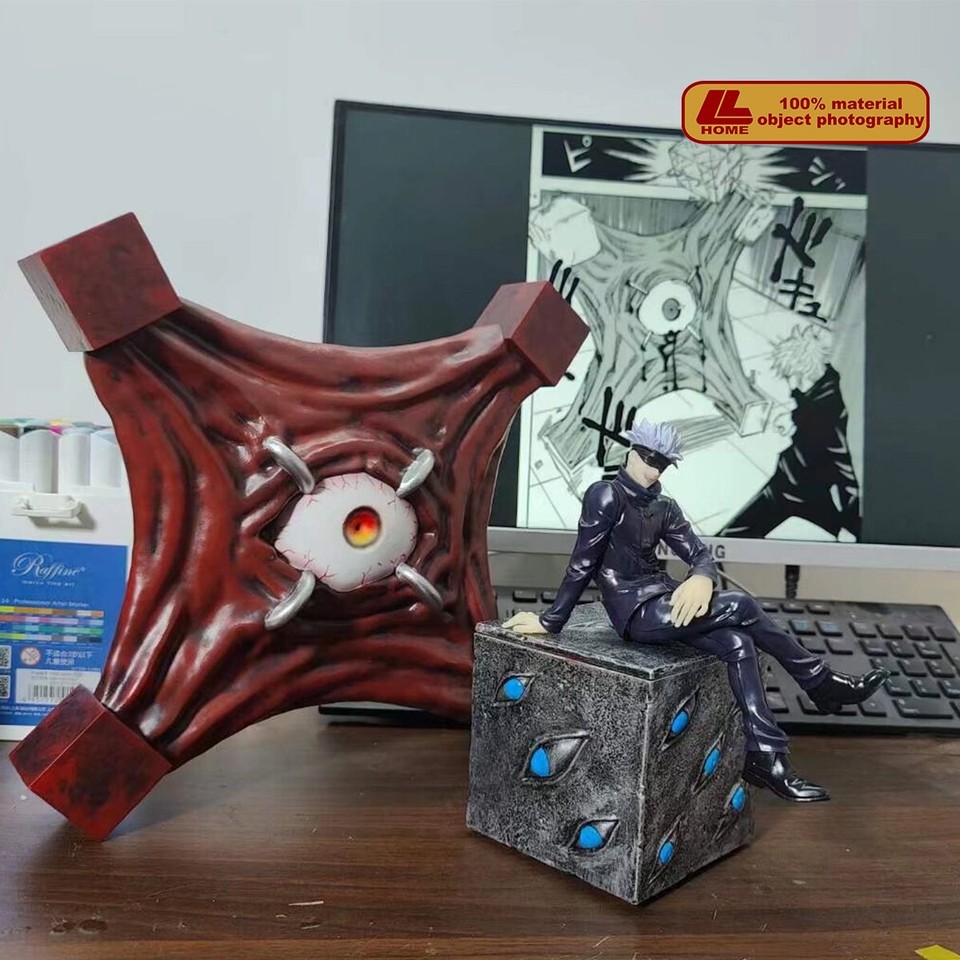 Anime ZS Prison realm seal Satoru Gojo Box eyes Figure Statue Toy Gift ...