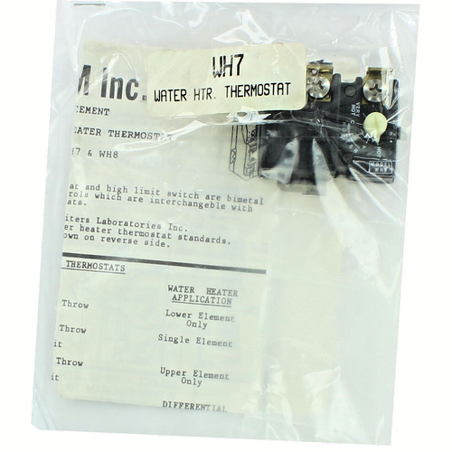 WH7 APCOM ELECTRIC WATER HEATER THERMOSTAT FOR LOWER ELEMENT THERMODISC ...